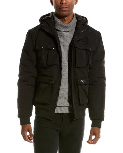 American Stitch Puffer Down Coat In Black | ModeSens