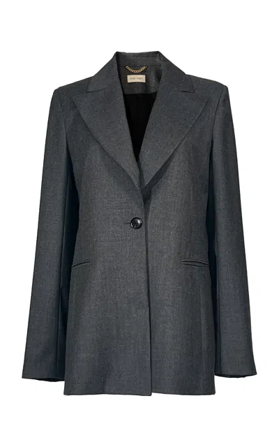 Amir Taghi Ali Wool Blazer In Grey | ModeSens