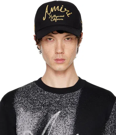 Amiri Hollywood Canvas Cap In Black | ModeSens