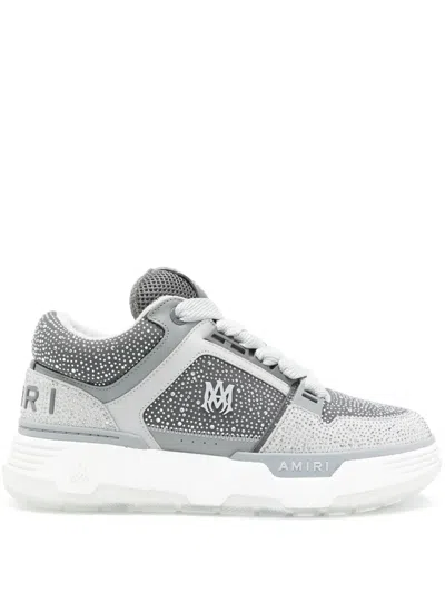 Amiri Crystal Ma-1 Sneakers In Grey | ModeSens
