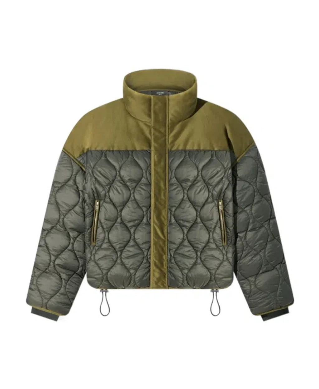 Amiri Embroidered-logo Quilted Puffer Jacket In Green | ModeSens