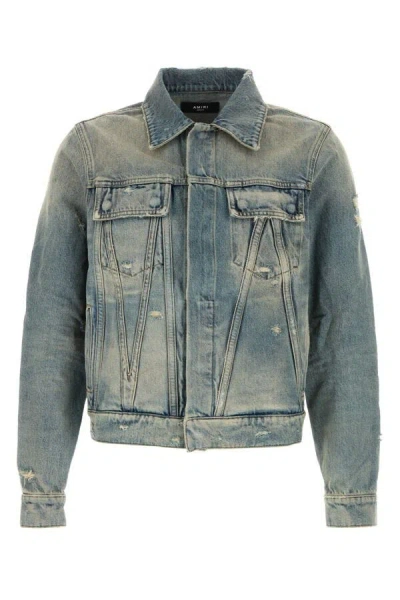 Amiri Men Denim Jacket In Blue | ModeSens
