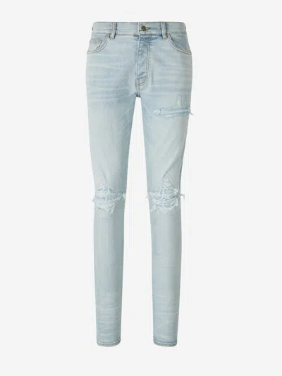 Amiri Mx1 Skinny Fit Jeans In Denim Light Blue | ModeSens