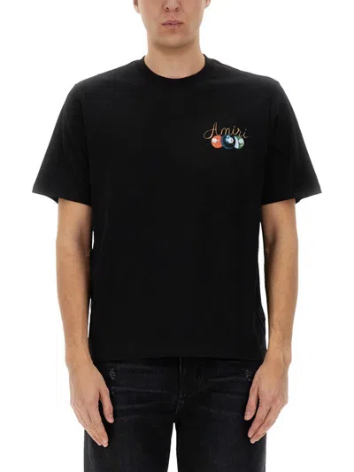 Amiri "pool Cue" T-shirt In Black | ModeSens