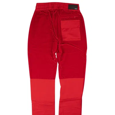 Amiri Red Velvet Commando Patch Pants | ModeSens