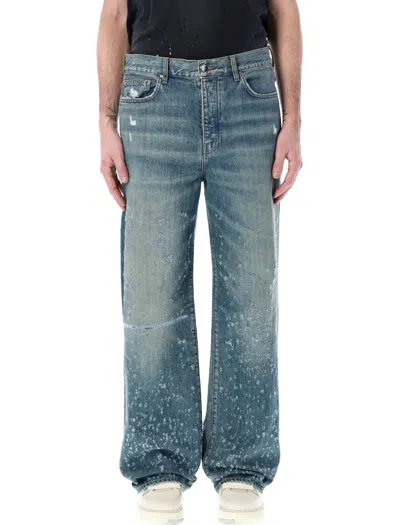 Amiri Baggy Shotgun Jeans Bag In Crafted Indigo | ModeSens