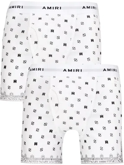 Amiri Boxer Underwear Two-piece In White | ModeSens