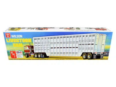 Amt Skill 3 Model Kit Wilson Livestock Van Trailer 1/25 Scale Model By ...