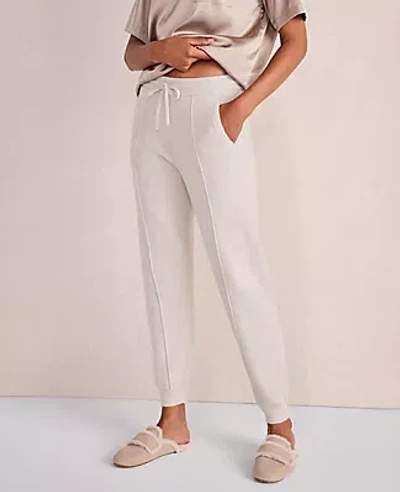 Ann Taylor Haven Well Within Organic Cotton Pintuck Joggers In Latte ...
