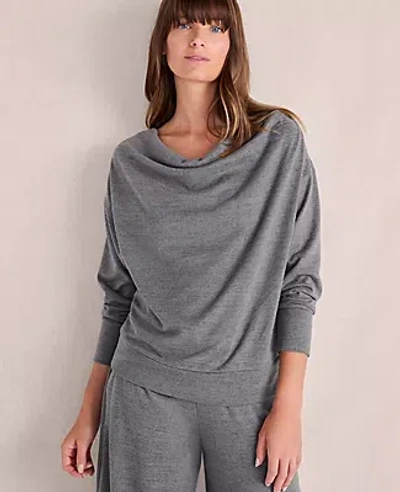 Ann Taylor Haven Well Within Sweater Knit Drape-front Pullover In ...