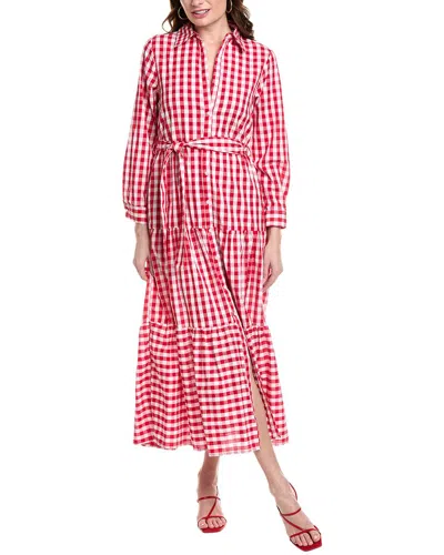 Anna Kay Jovanna Shirtdress In Red | ModeSens
