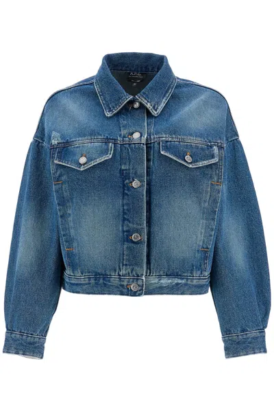 Apc A.p.c. "boxy Denim Jacket In C In Blue | ModeSens