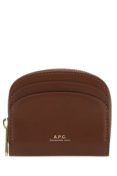 Apc Brown Leather Card Holder | ModeSens