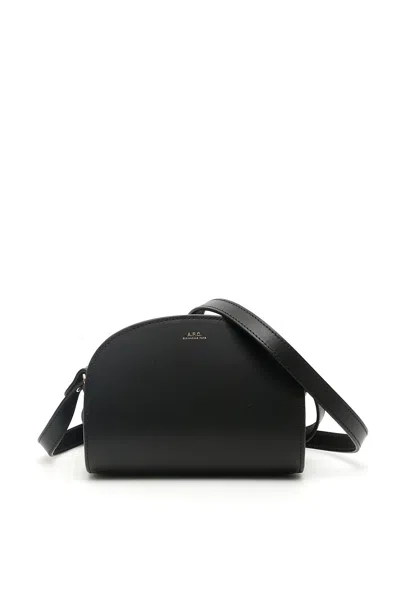 Apc Demi Lune Crossbody Mini Bag In Black | ModeSens