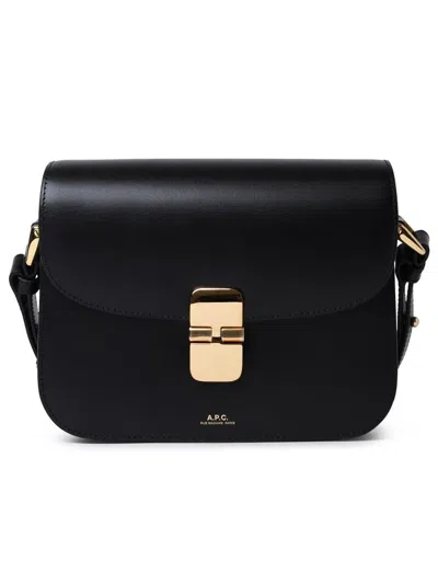 Apc A.p.c. Small Leather Grace Bag In Black | ModeSens