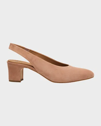 Aquatalia 50mm Trevi Suede Slingback Pumps In Multi | ModeSens