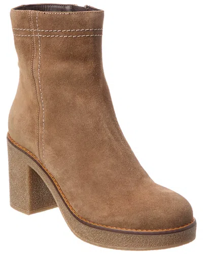 Aquatalia Chara Weatherproof Suede Boot In Grey | ModeSens