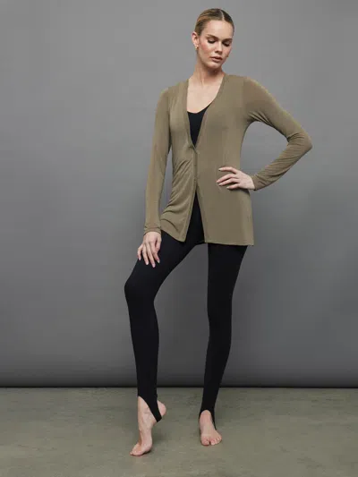 Artemis Diciero Sia Cashmere Cardigan In Olive | ModeSens