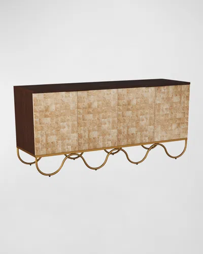 Arteriors Mar Capiz Shell Credenza In Golden | ModeSens