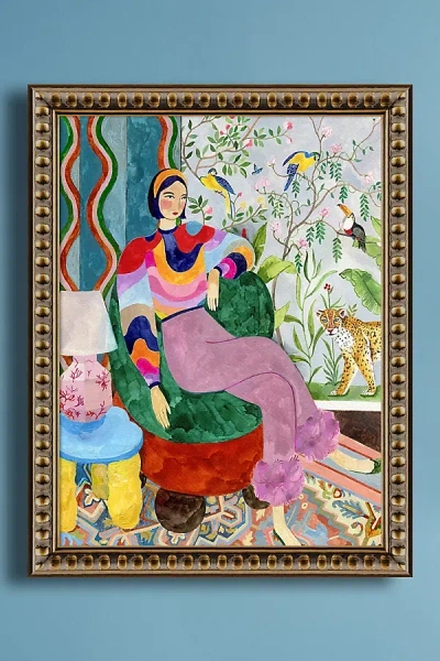 Artfully Walls Seated Lady 2 By Sharan Ranshi Wall Art | ModeSens
