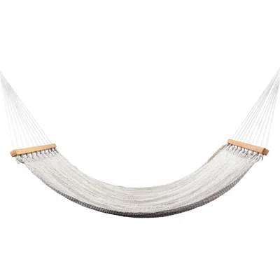 Artissanos Neutrals Earth Organic Natural Cotton Hammock - Teak Wooden ...