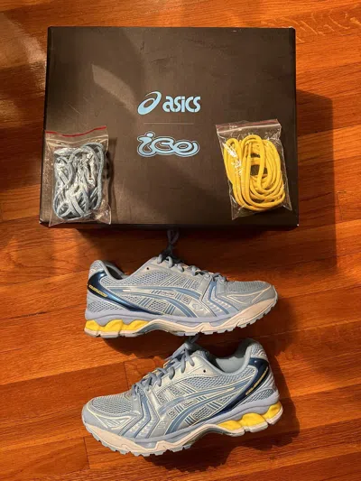 Pre-owned Asics Ice Studios Gel Kayano 14 Shoes In Ice Blue | ModeSens