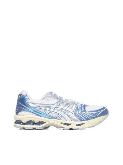 Asics Sneakers In Cream/denim Blue | ModeSens