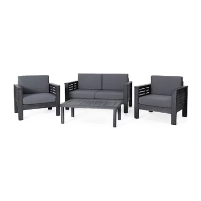Asstd National Brand Louver 4-pc. Conversation Set In Gray | ModeSens