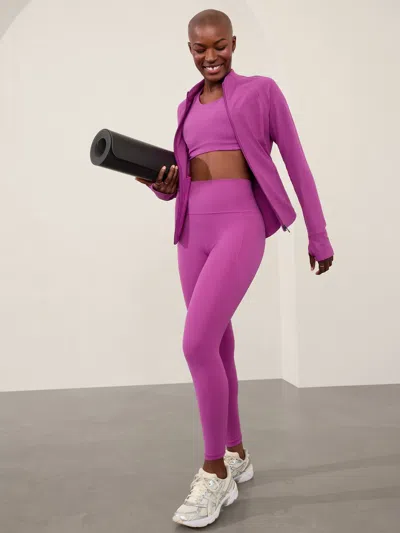 Athleta Salutation Jacket In Berry | ModeSens