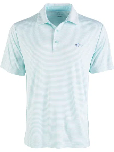 Attack Life By Greg Norman Feeder Mens Striped Polo Casual Shirt In ...