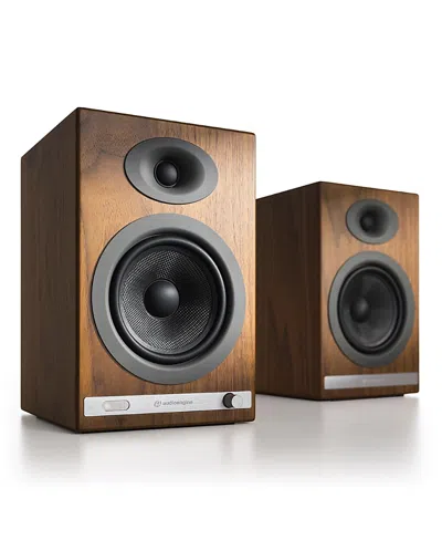 Audioengine Hd5 Powered Bluetooth Bookshelf Speakers - Pair In Walnut ...