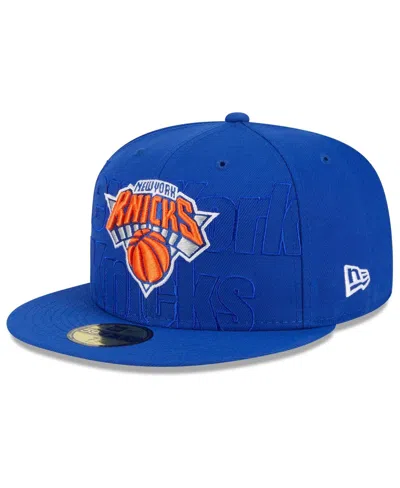 Authentic Nhl Apparel New Era Men's Blue New York Knicks 2023 Nba Draft ...