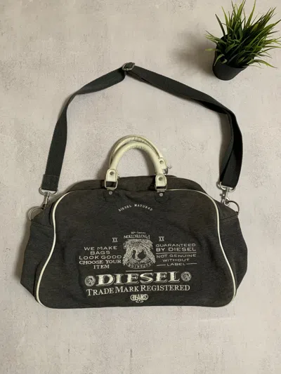 Pre-owned Avant Garde X Diesel Vintage Diesel Bag Big Logo Y2k Crazy 90 ...