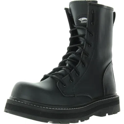Avenger Womens Faux Leather Lugged Sole Work & Safety Boots In Black ...