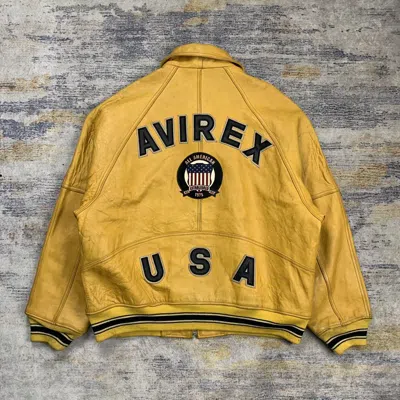Pre-owned Avirex X Avirex Varsity Jacket Vintage 90's Avirex Usa ...