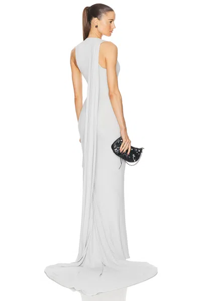 Balenciaga Cb Tank Top Gown In Light Grey | ModeSens