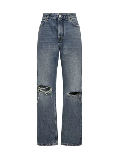 Balenciaga Jeans In Sun Bleached Blue | ModeSens