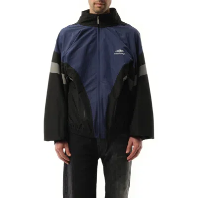 Balenciaga Men's Off Shoulder Tracksuit Jacket In Black | ModeSens