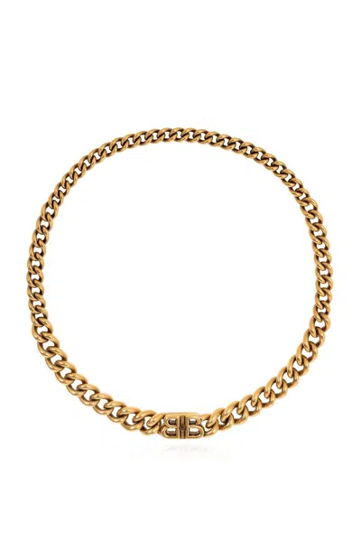 Balenciaga Monaco Chain Necklace In Gold | ModeSens