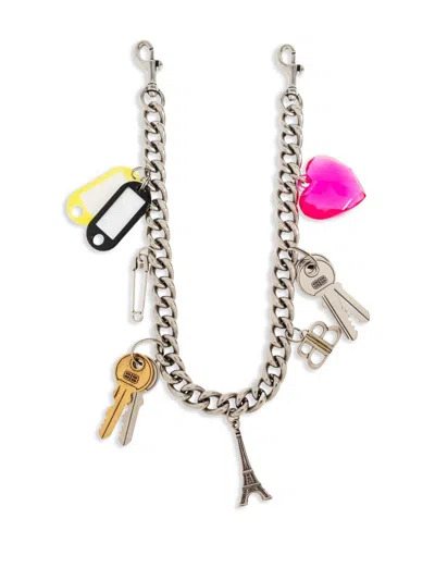 Balenciaga Multi-charm Keychain In 银色 | ModeSens