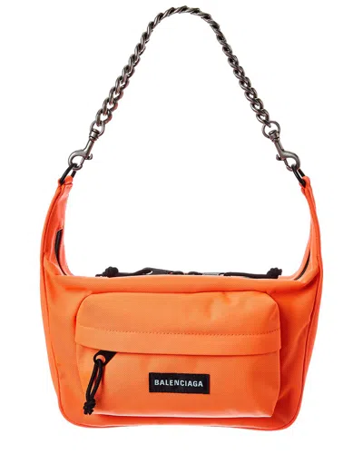 Balenciaga Raver Medium Canvas Shoulder Bag In Orange | ModeSens