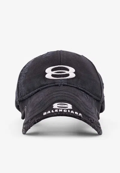 Balenciaga Unity Sports Icon Baseball Cap In Black | ModeSens