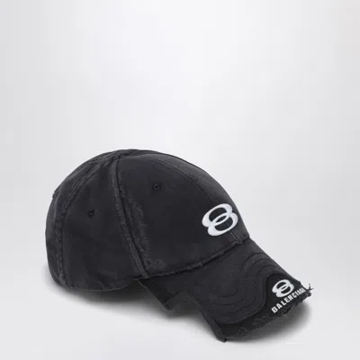 Balenciaga Unity Sports Icon Black Baseball Cap Men | ModeSens