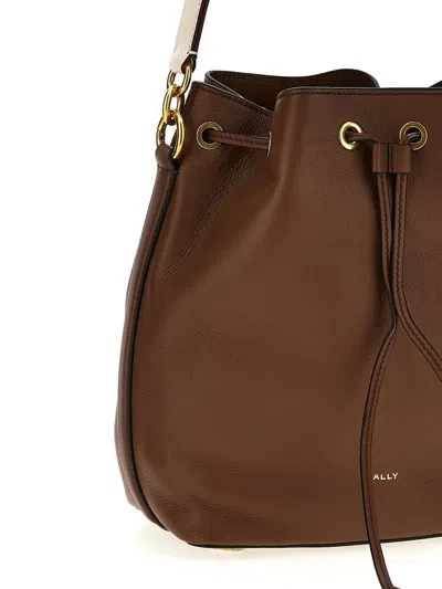 Bally 'code' Bucket Bag In Brown | ModeSens