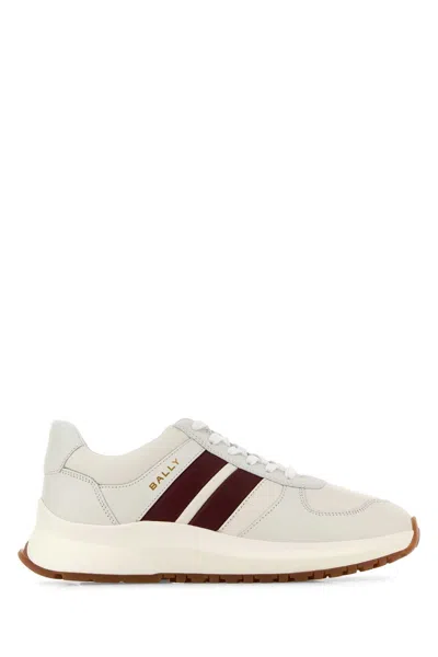 Bally Classic White Leather Sneakers For Men | ModeSens