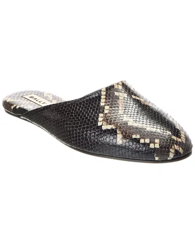 Bally Glebb Snake-embossed Leather Loafer In Grey | ModeSens