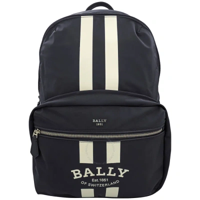 Bally Men's Fixie Nylon Backpack- Navy | ModeSens