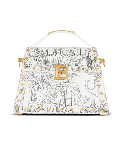 Balmain Disney X Shoulder Bag In White | ModeSens