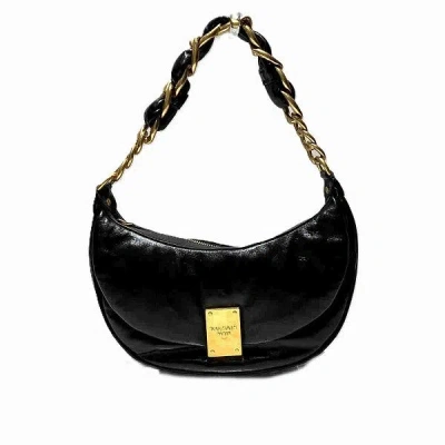 Balmain Leather Handbag In Black | ModeSens