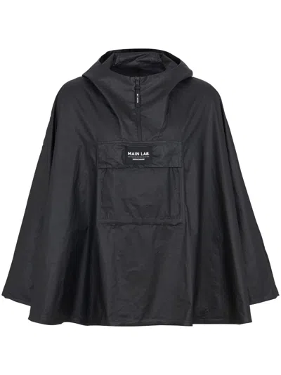 Balmain Main Lab Cape In Black | ModeSens